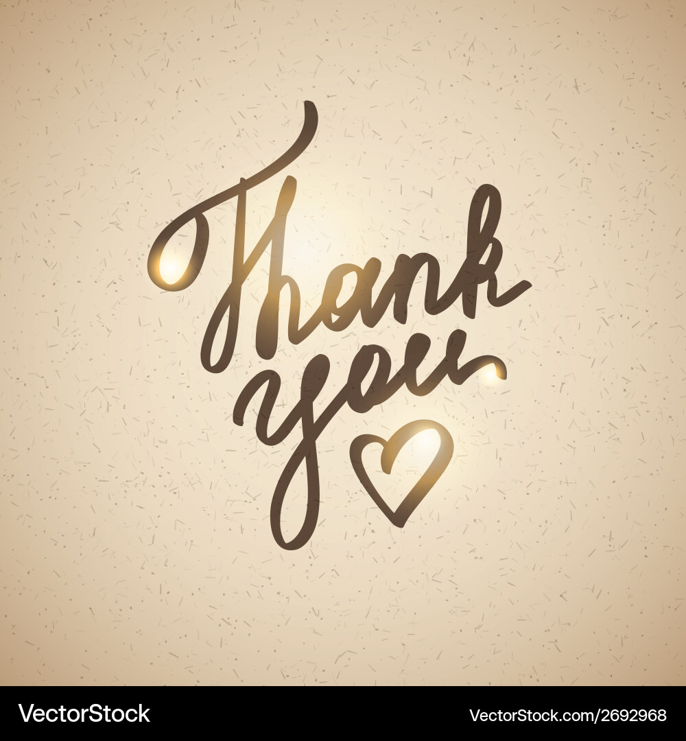 Thank you Royalty Free Vector Image - VectorStock