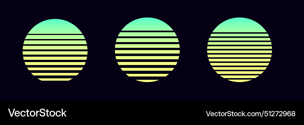 Vintage sun retro design old logo Royalty Free Vector Image