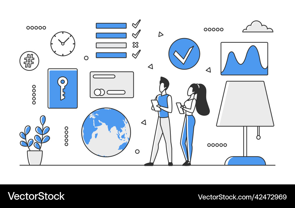 Financial system payment Royalty Free Vector Image