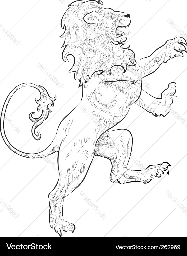 Lion Royalty Free Vector Image - VectorStock