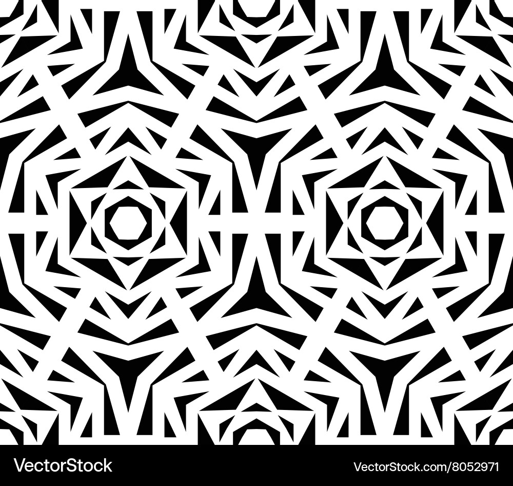 Abstract black rose pattern Royalty Free Vector Image