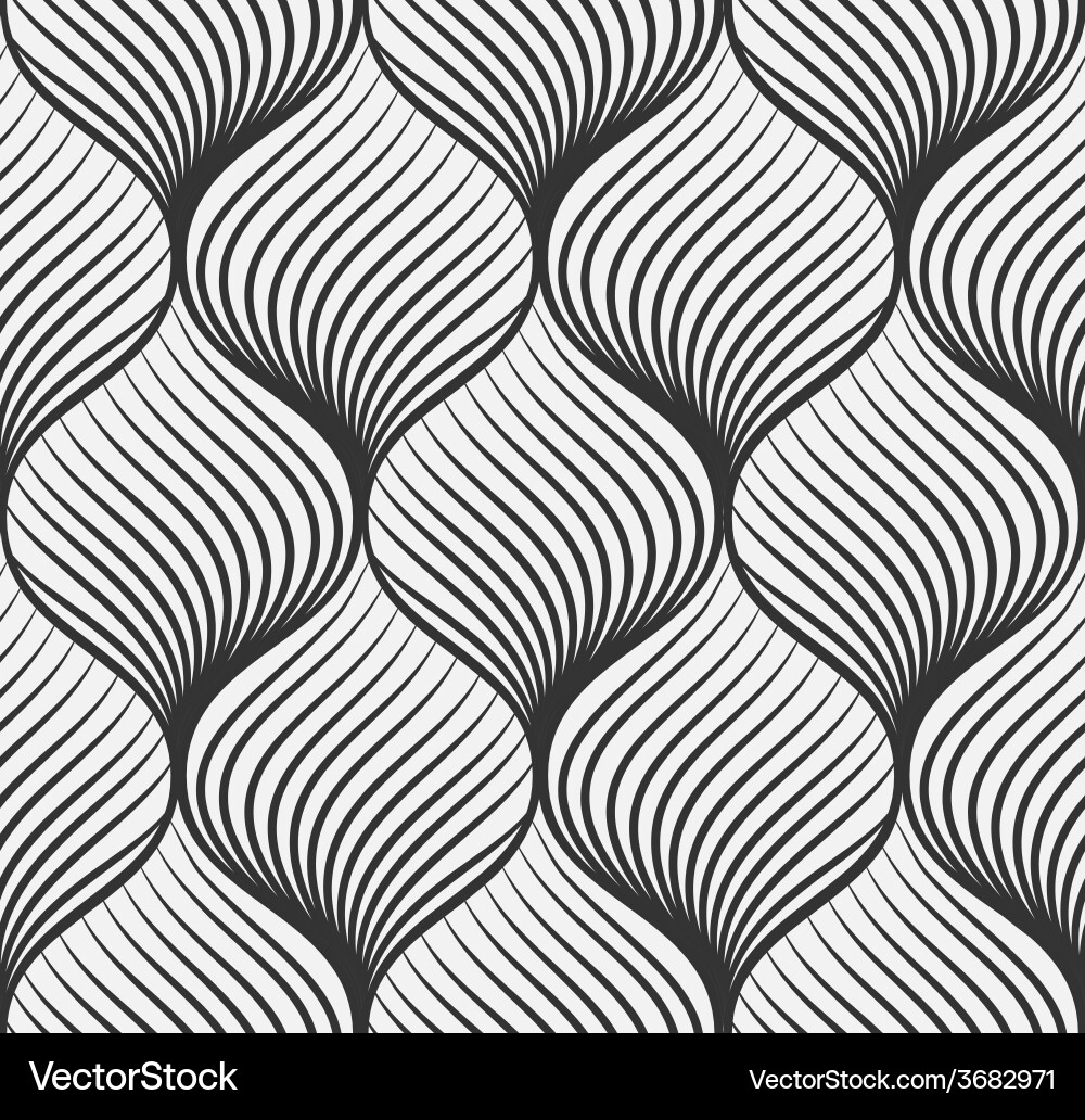 Abstract braid seamless pattern Royalty Free Vector Image