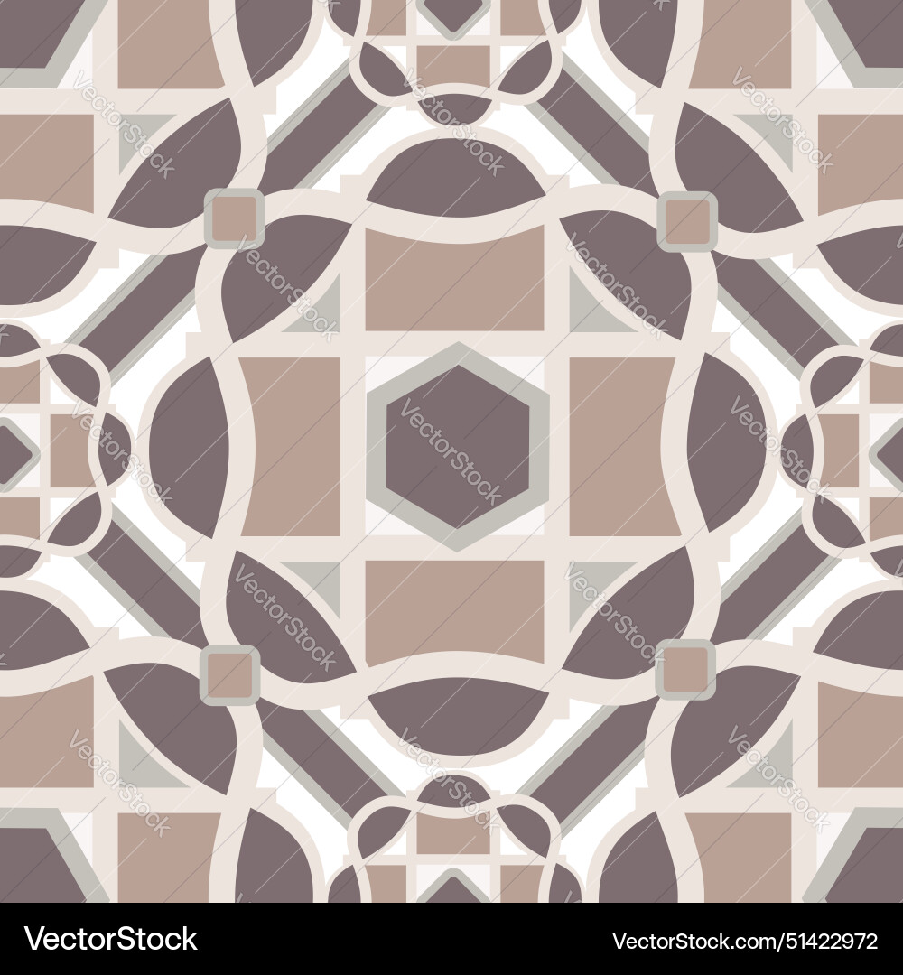 Abstract geometric shapes and line seamless Vector Image