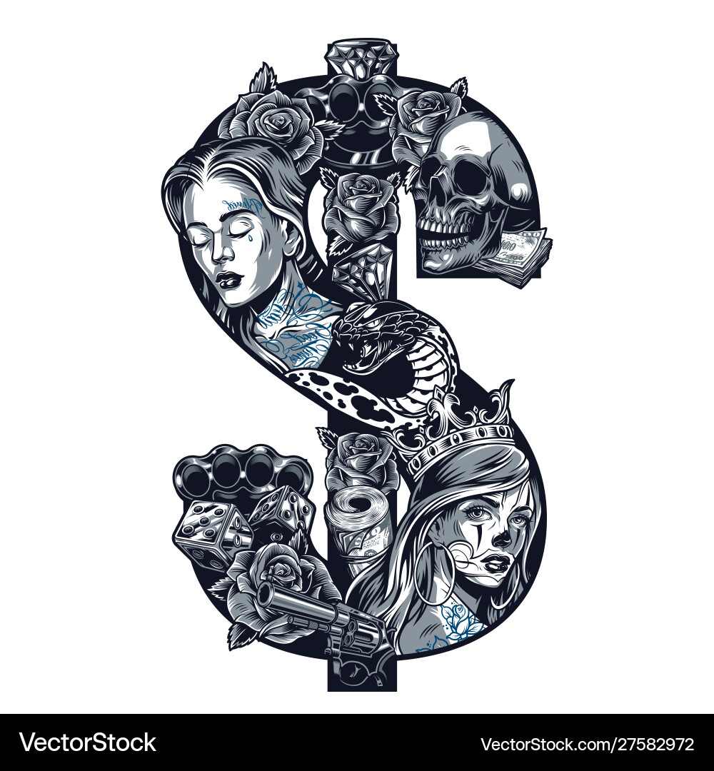 Money Sign Tattoos Pics Aj 🇨🇦🇯🇲🇮🇹 | Lil Money Sign