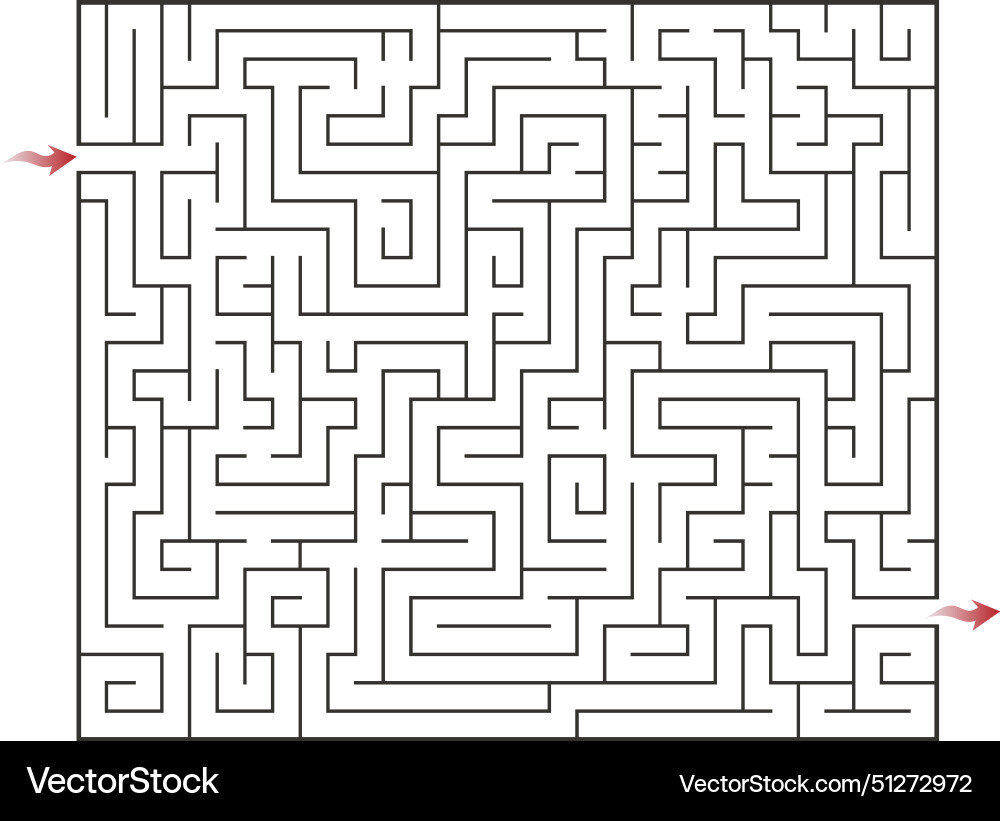 Labyrinth graphic Royalty Free Vector Image - VectorStock