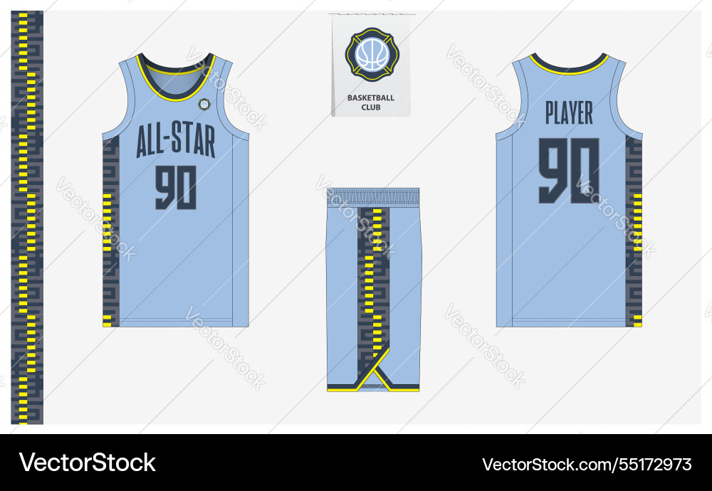 Basketball uniform mockup template and logo design