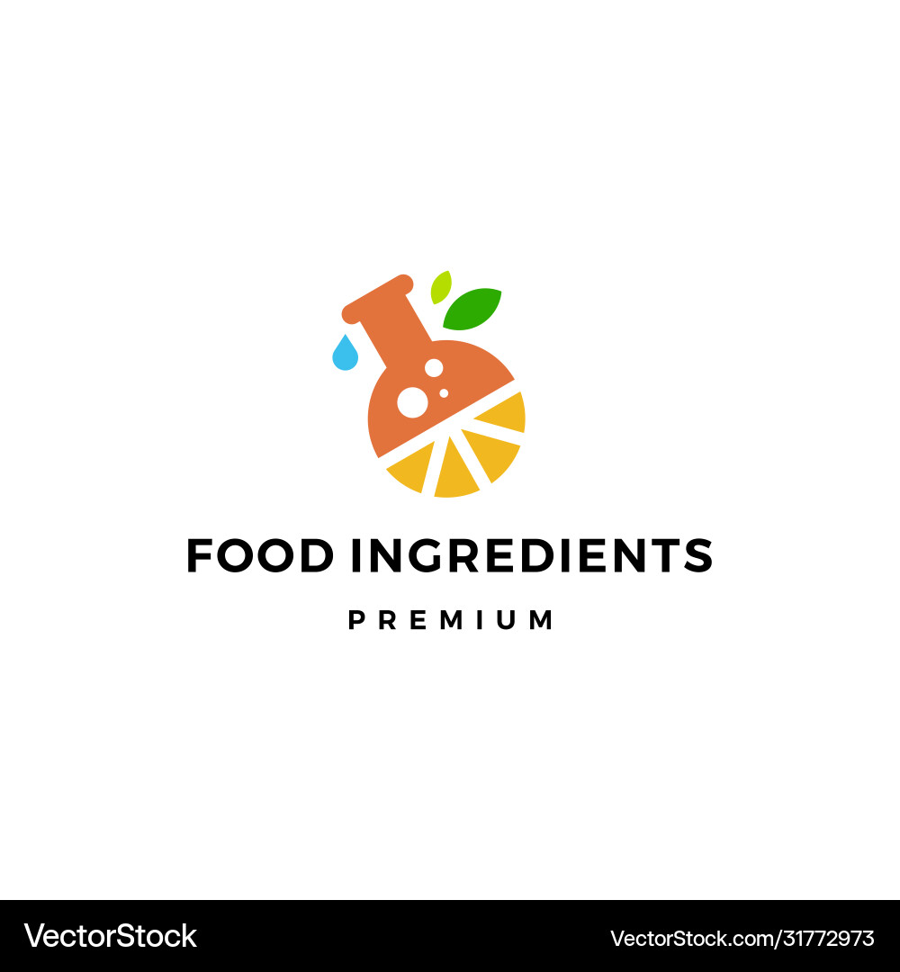 Ingredients logo icon Royalty Free Vector Image