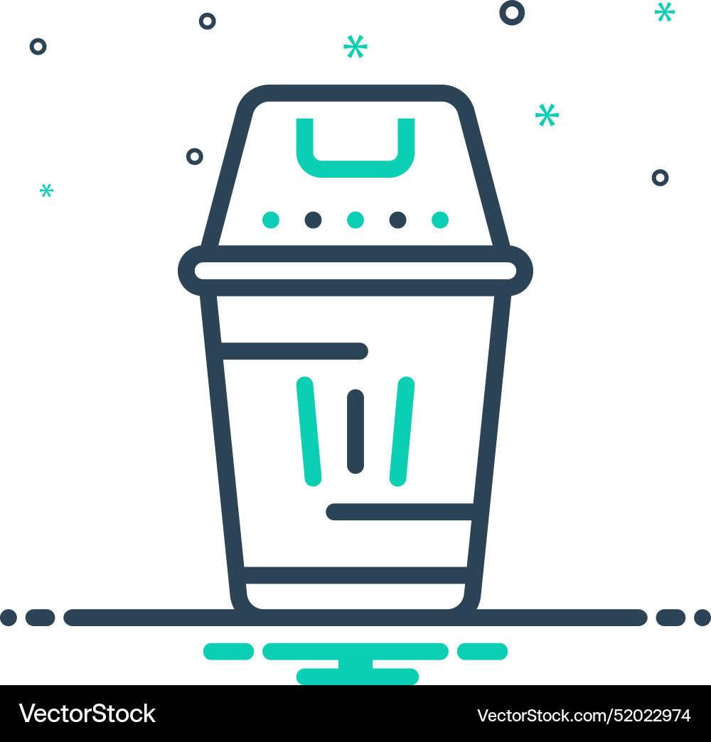 Dustbin Royalty Free Vector Image - VectorStock