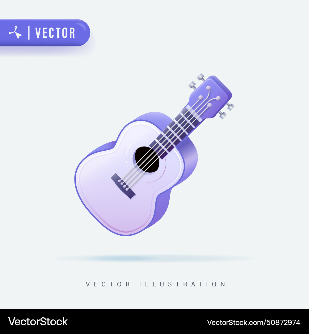 Guitar Royalty Free Vector Image - VectorStock