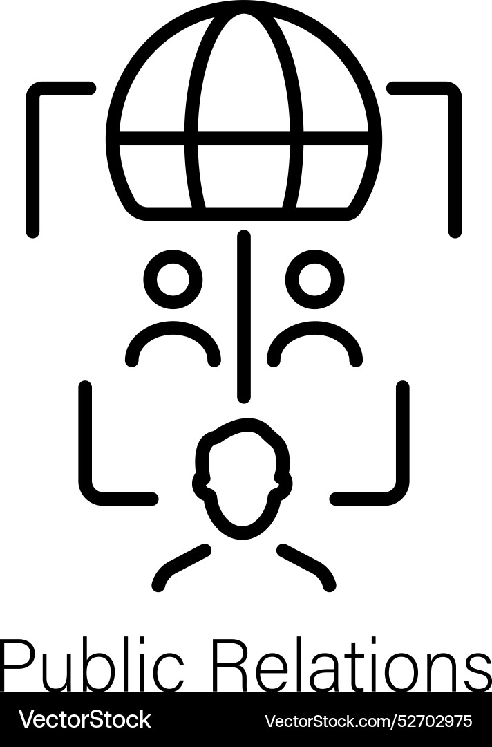 Public relations Royalty Free Vector Image - VectorStock