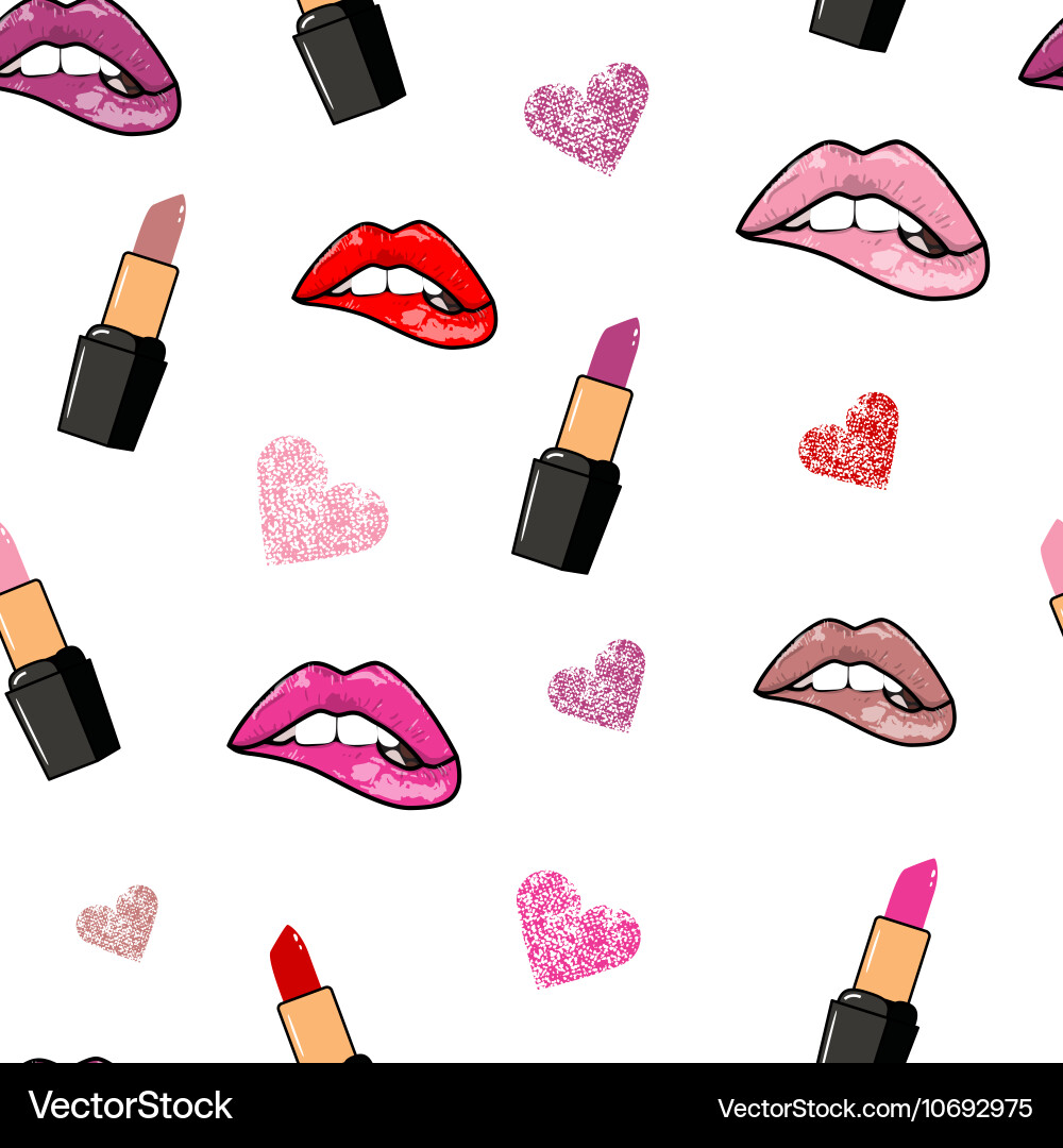 Seamless pattern stickers3 Royalty Free Vector Image