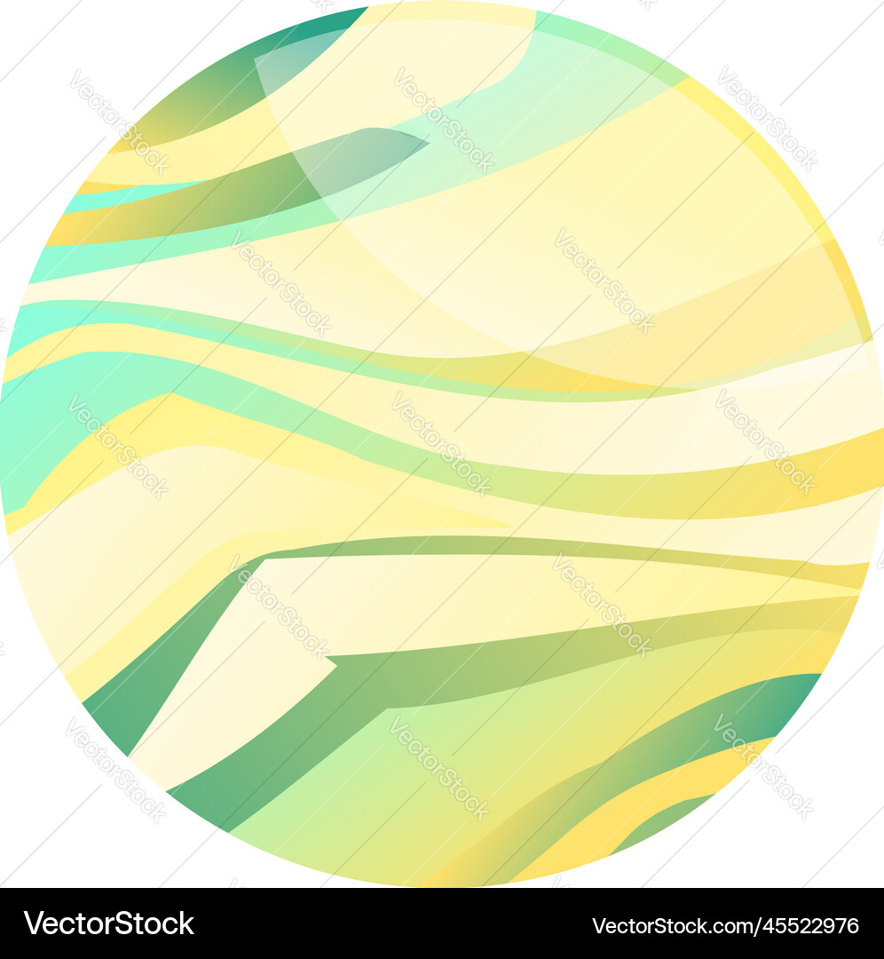 Gradienten Kugel Symbol Cartoon Kreisball Vektorbild