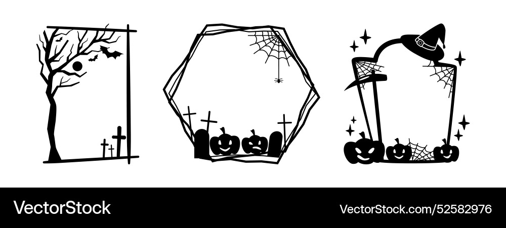 Enchanted Forest Border Vector Images (24)