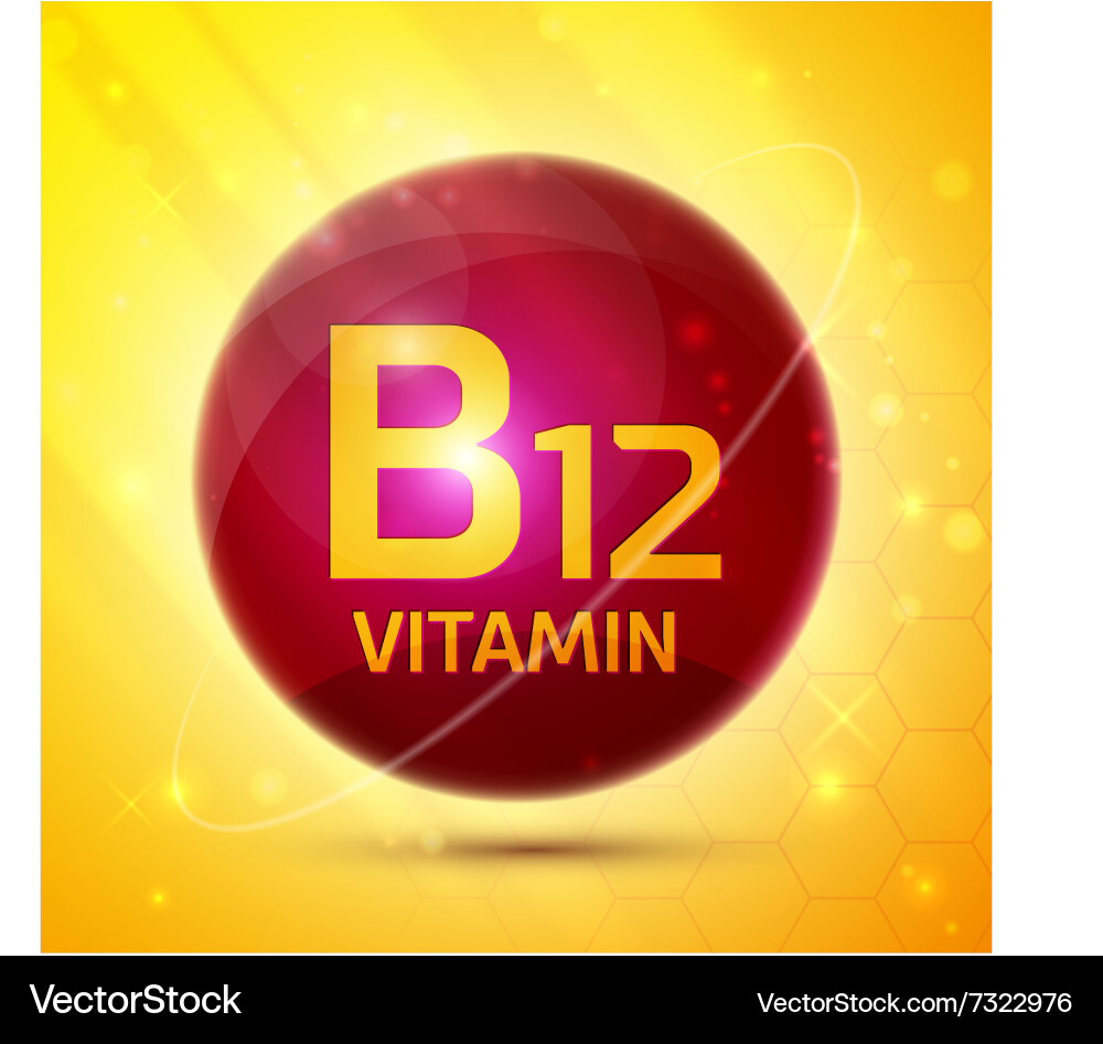 Vitamin b12 icon Royalty Free Vector Image - VectorStock