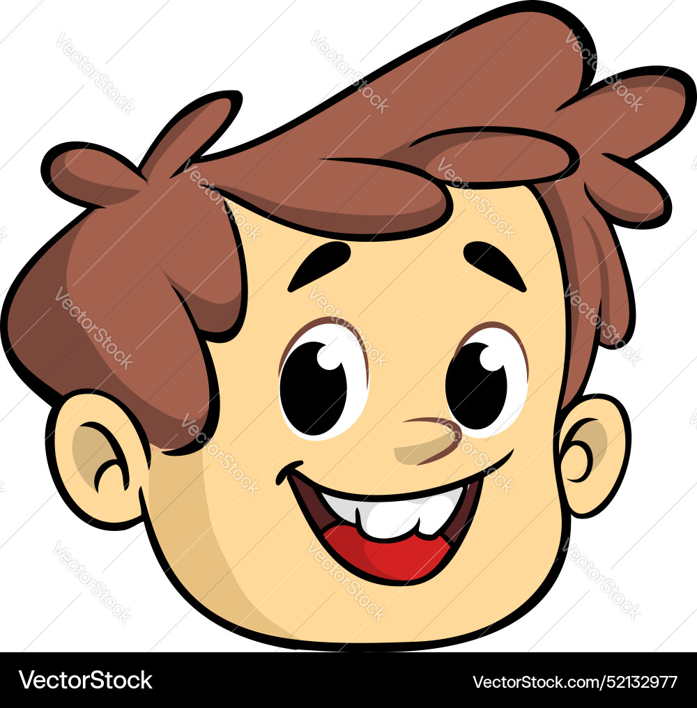 Cartoon small boy Royalty Free Vector Image - VectorStock