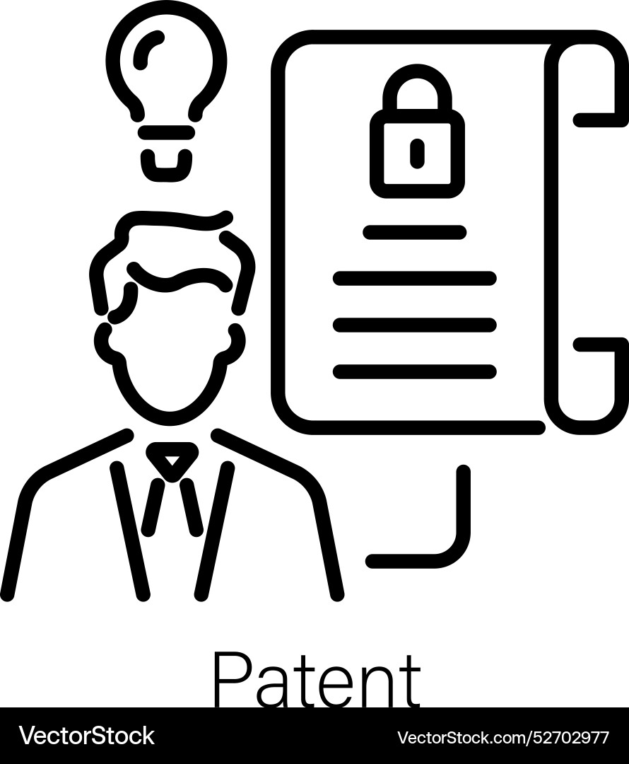 Patent Royalty Free Vector Image - VectorStock
