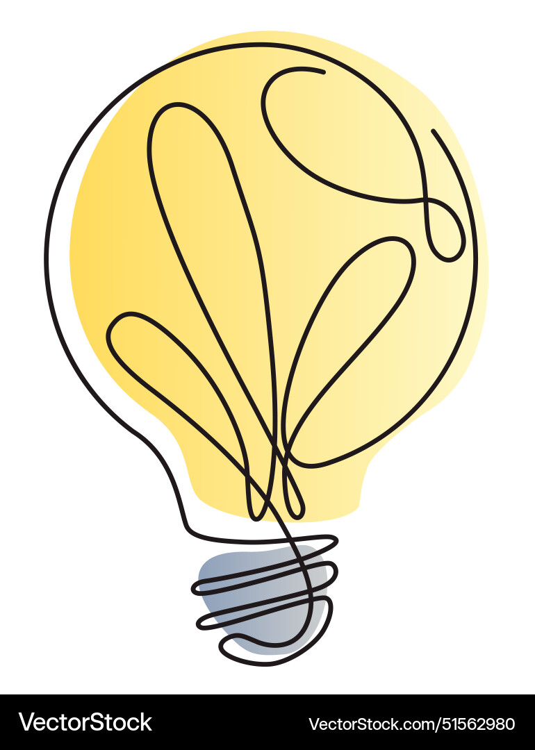 One line eco world single drawing Royalty Free Vector Image