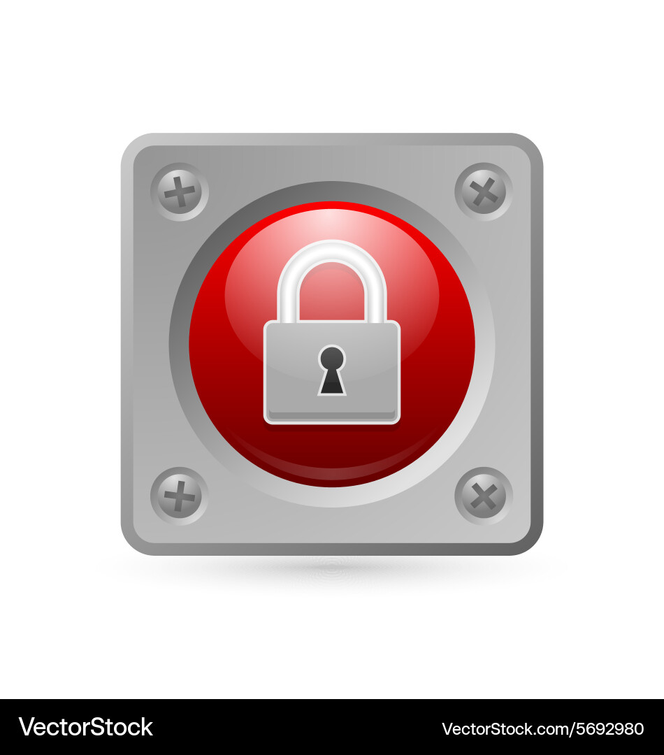 Padlock icon Royalty Free Vector Image - VectorStock