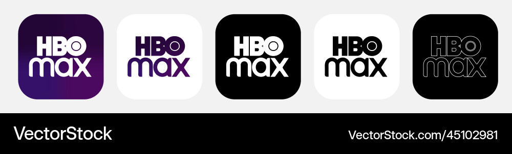 App icon hbo max Royalty Free Vector Image - VectorStock