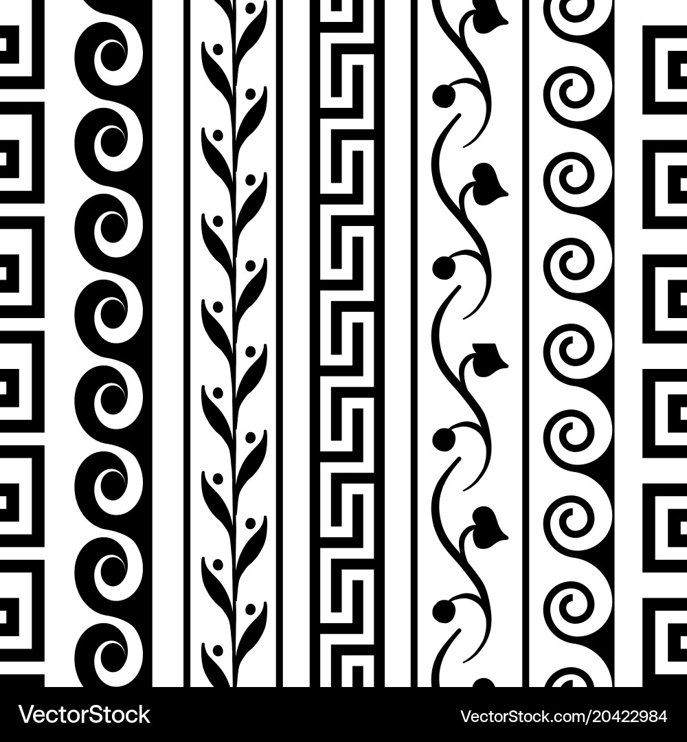 Antique seamless pattern Royalty Free Vector Image