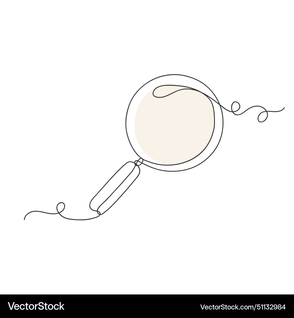 Magnifying glass search symbol isolated Royalty Free Vector