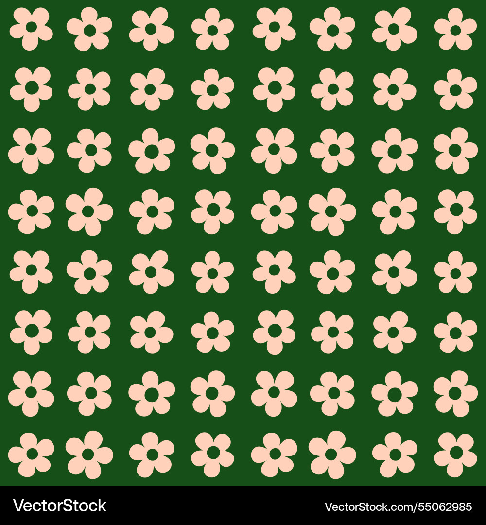 Floral Pattern Seamless Background Royalty Free Vector Image