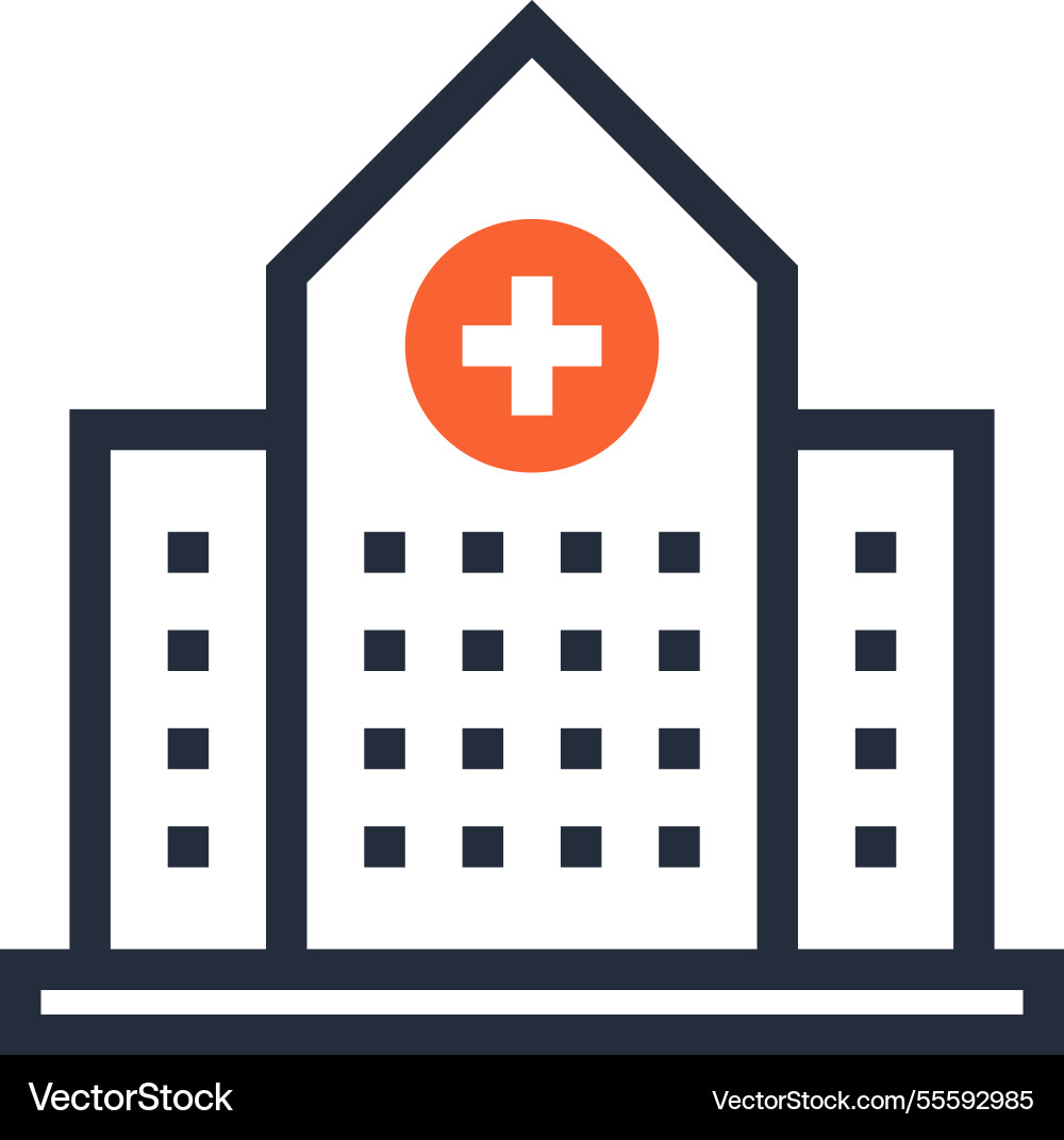 Hospital Royalty Free Vector Image - VectorStock