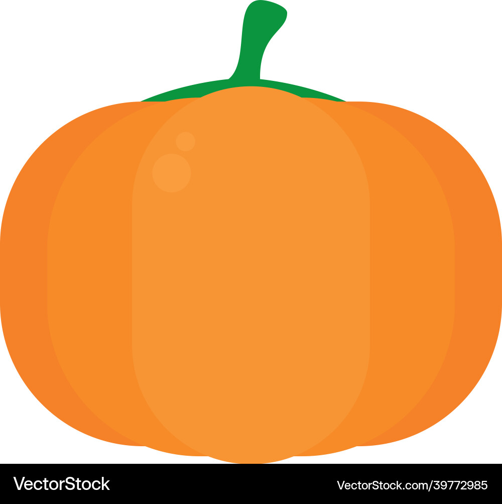 Pumpkin vegetable icon Royalty Free Vector Image