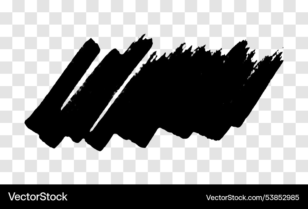 Scribble with a black marker Royalty Free Vector Image