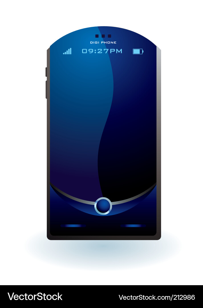 Mobile phone Royalty Free Vector Image - VectorStock