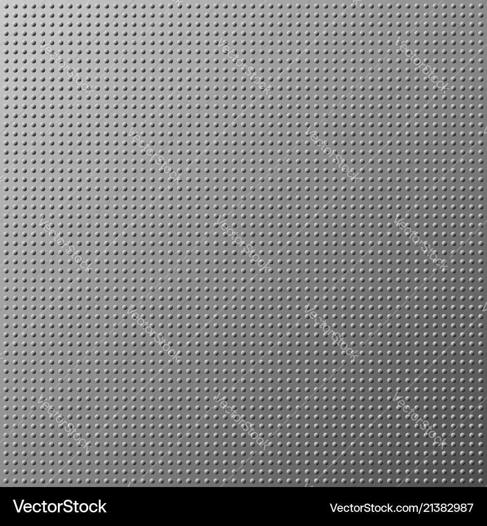 Gray Metal Dot Texture Background Royalty Free Vector Image