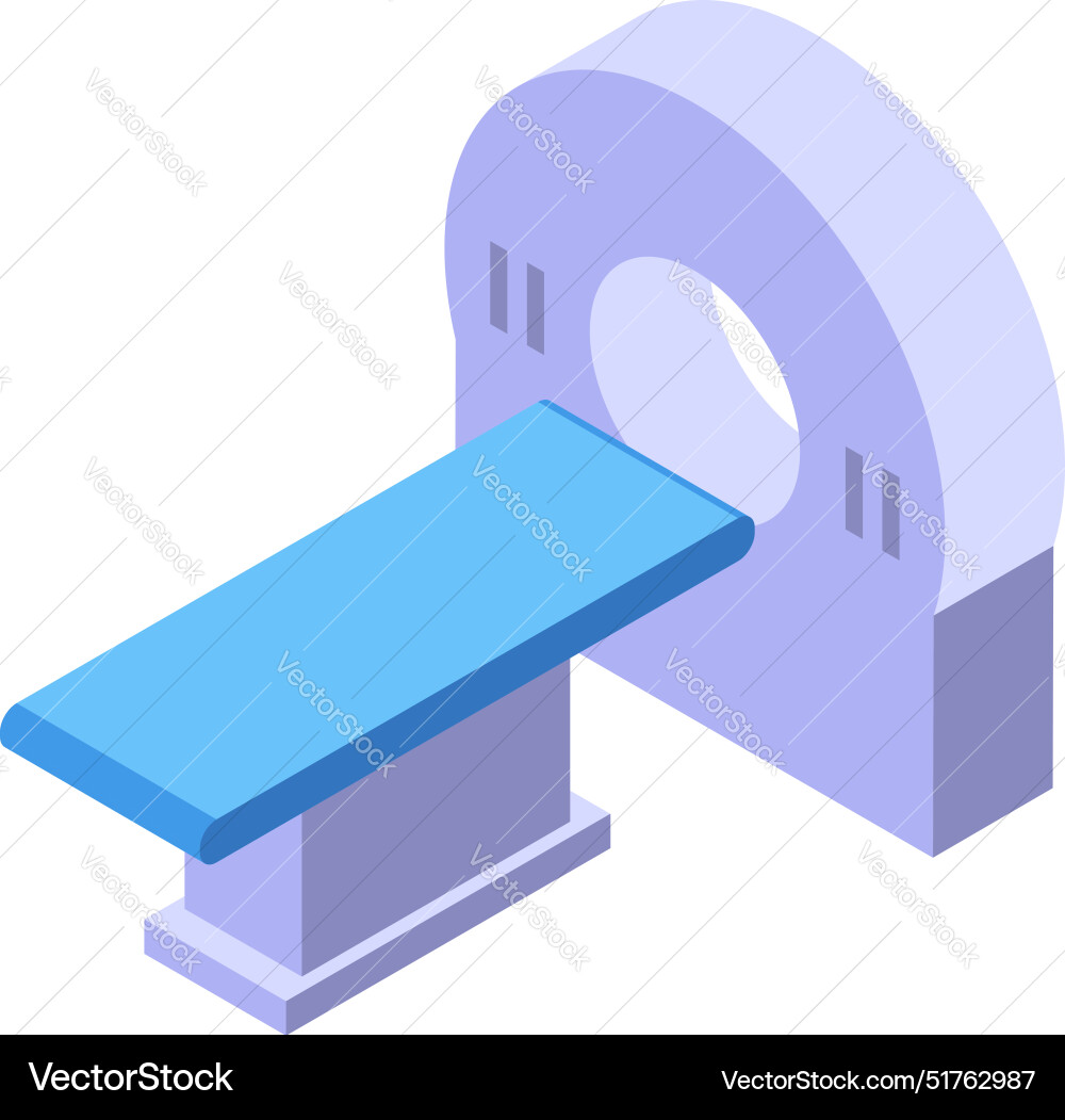 Magnetic resonance imaging scanner representing Vector Image
