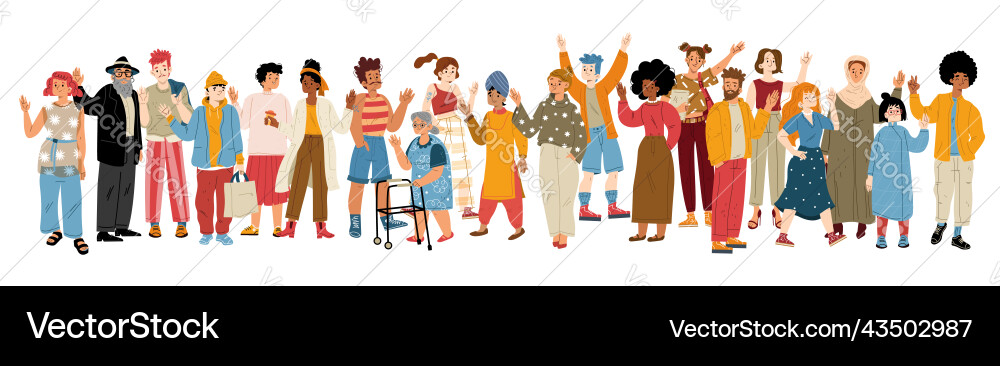 Indian Crowd Vector Images (over 690)