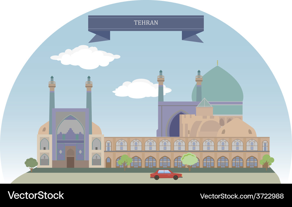 Tehran Royalty Free Vector Image - VectorStock