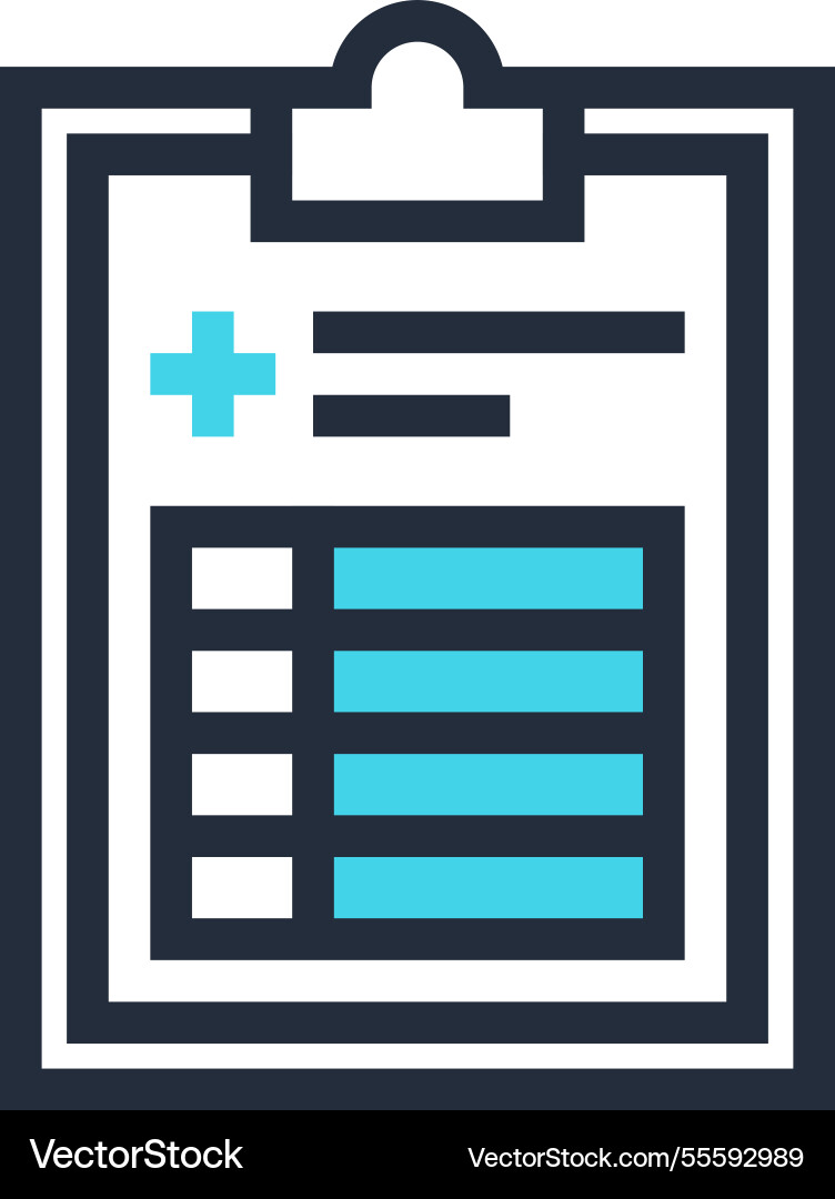 Medical record Royalty Free Vector Image - VectorStock