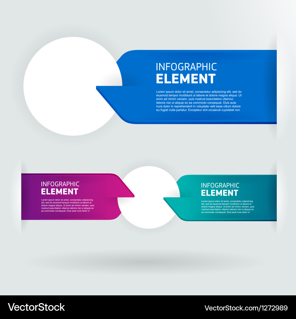 Number List Infographic Banner Royalty Free Vector Image