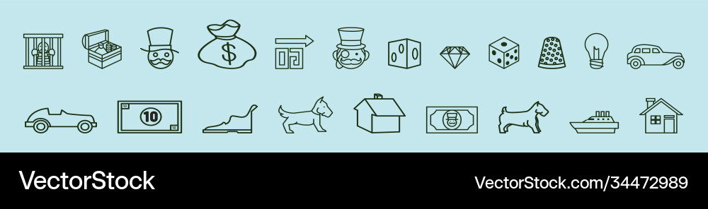 Monopoly Pieces Vector Images (69)