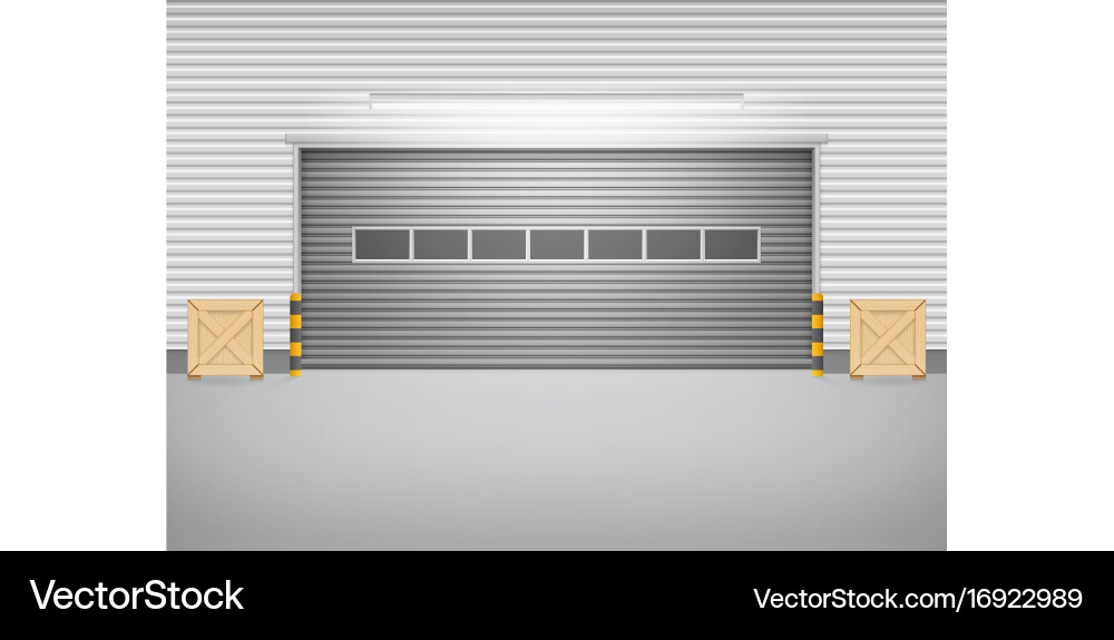 Shutter door Royalty Free Vector Image - VectorStock