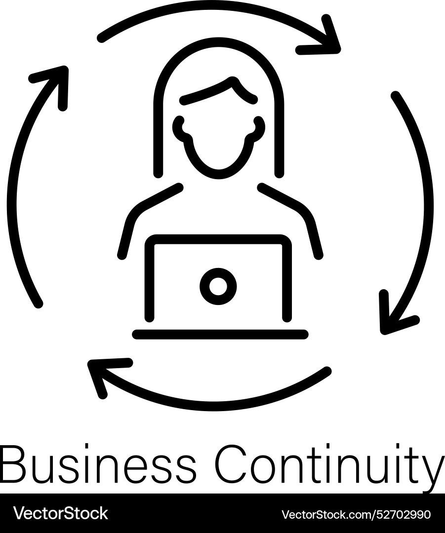 Business continuity Royalty Free Vector Image - VectorStock