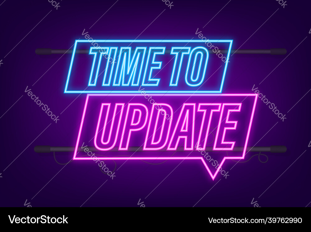 System software update or upgrade banner new Vector Image