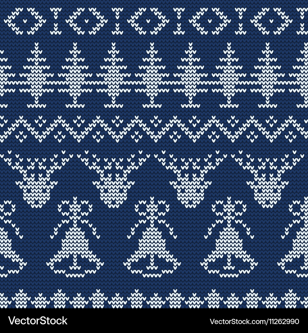 Ugly sweater pattern Royalty Free Vector Image