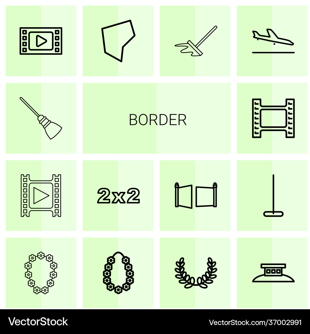 Grenzsymbole Lizenzfreies Vektorbild - VectorStock