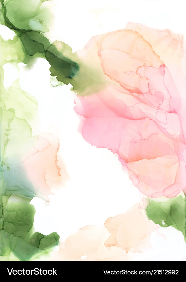 Abstract color ink background Royalty Free Vector Image