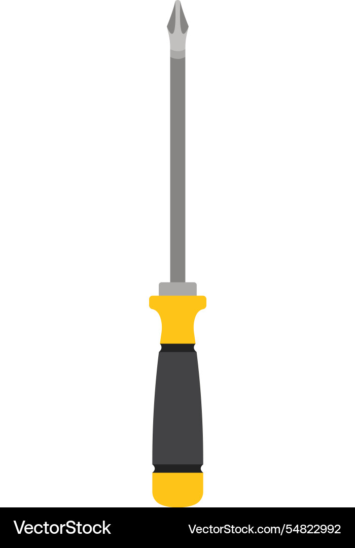 Crosshead screwdriver handtool Royalty Free Vector Image