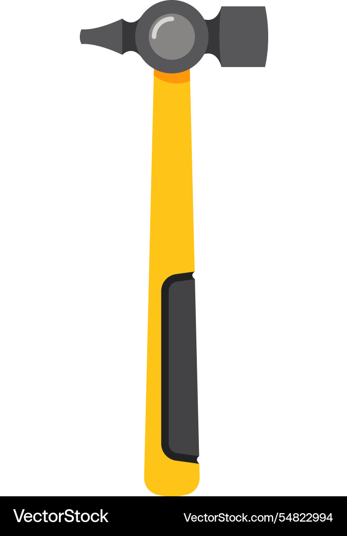 Hammer hand tool hardware Royalty Free Vector Image