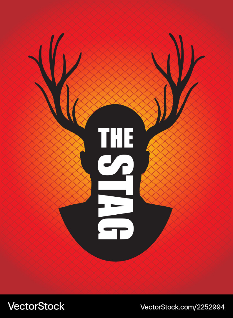 Stag Party Celebration Royalty Free Vector Image