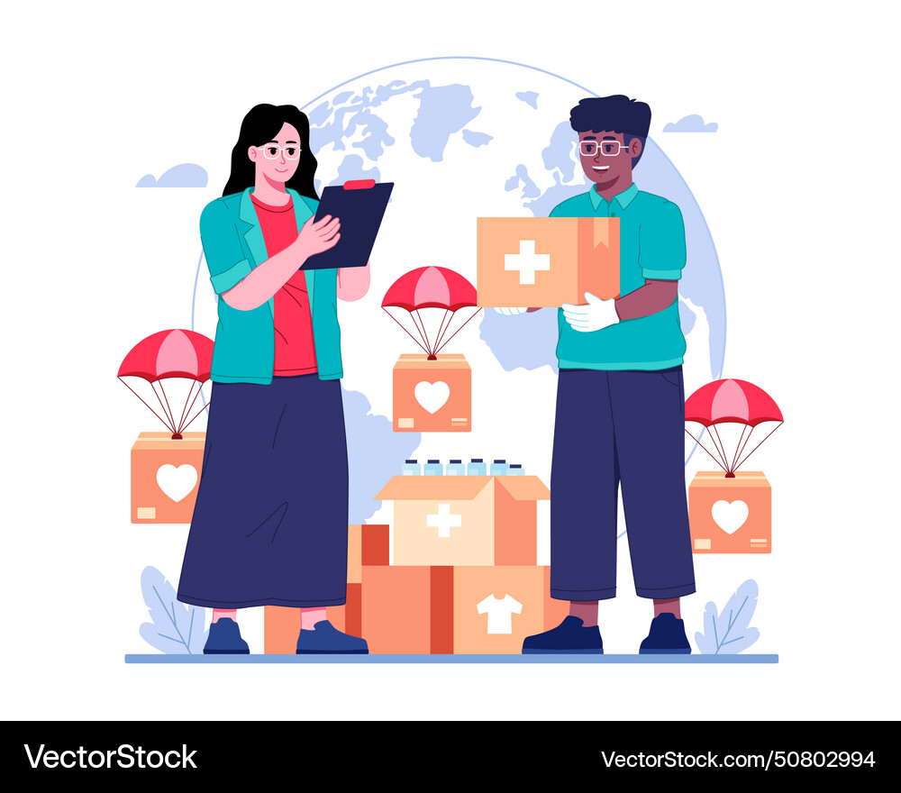 World charity day Royalty Free Vector Image - VectorStock