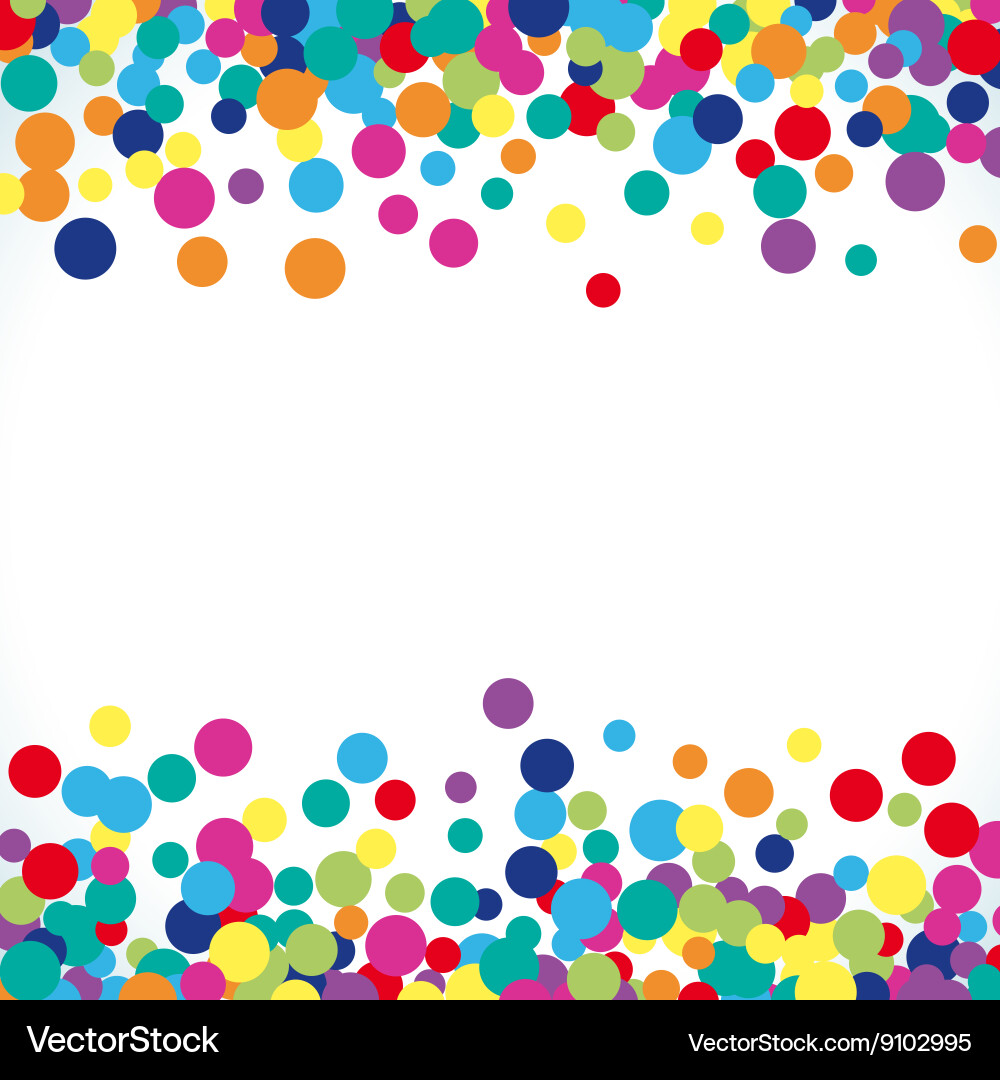 Colorful abstract dot background Royalty Free Vector Image