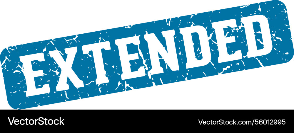 Extended rectangular sign stamp Royalty Free Vector Image