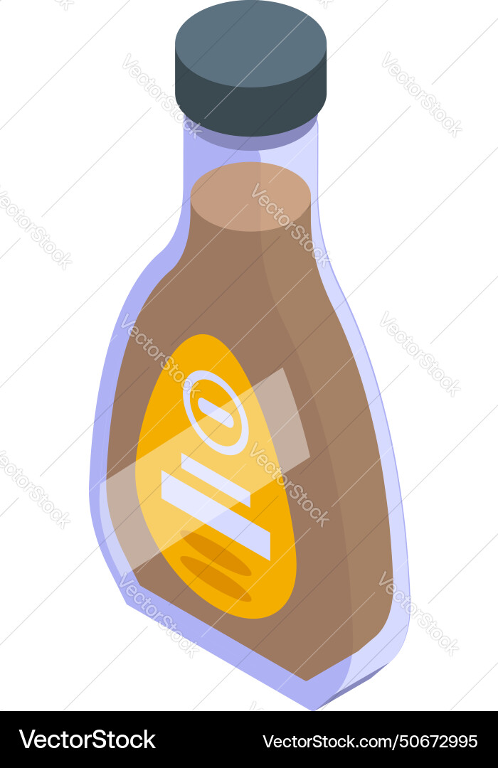 Maple nectar vessel icon isometric Royalty Free Vector Image